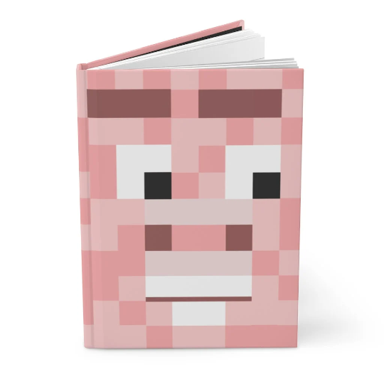 Minecraft-Inspired Pig Journal :: Banana Slug Studio